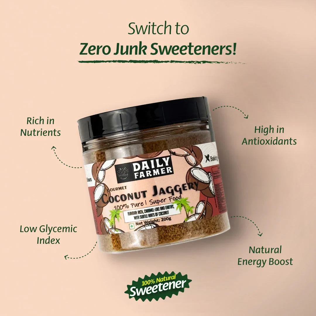 5 Benefits of Coconut Jaggery: The Healthier Natural Sweetener