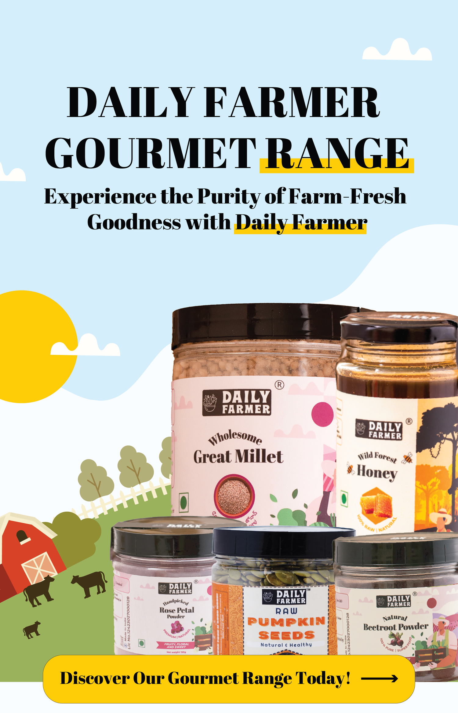 Daily Farmer | Natural Products - Gulkand, Honey, Dates Powder & More